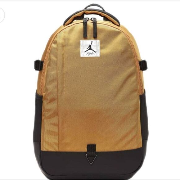Jordan | Bags | Jordan Air Flight Control Backpack Goldblack | Poshmark